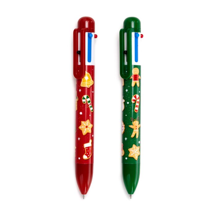 Puckator Christmas Baker Street Gingerbread Multi Colour Pen with Char ...