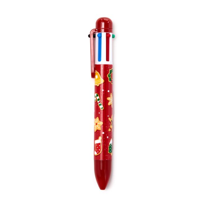 Puckator Christmas Baker Street Gingerbread Multi Colour Pen with Char ...