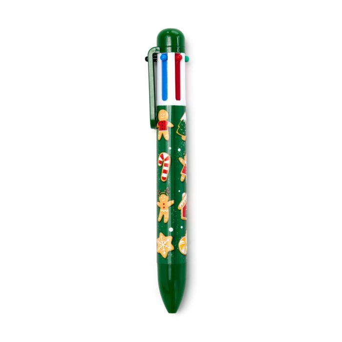 Puckator Christmas Baker Street Gingerbread Multi Colour Pen with Char ...